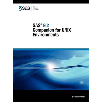 【】SAS 9.2 Companion for Unix