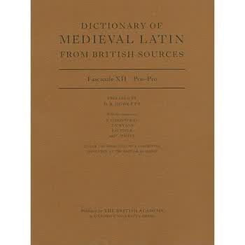 Dictionary of Medieval Latin from British So...