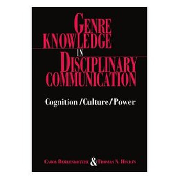 【】Genre Knowledge in Disciplinary