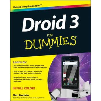 【】Droid 3 For Dummies
