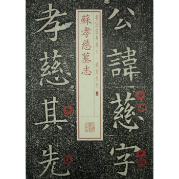 书法经典放大·铭刻系列：苏孝慈墓志