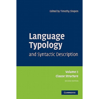 【】Language Typology and Synta
