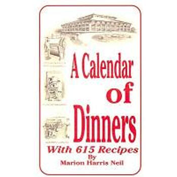 【】A Calendar of Dinners with 615