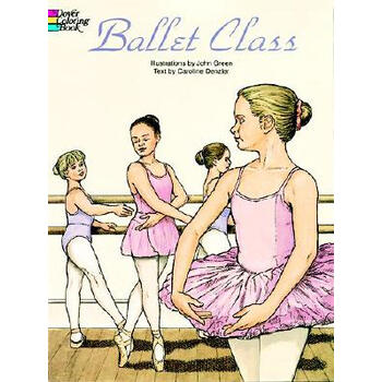 【】Ballet Class Coloring Book