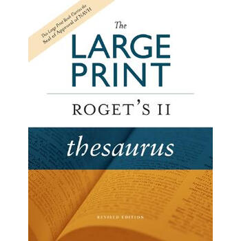 【】The Large Print Roget's II