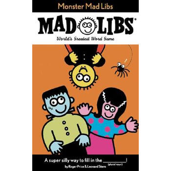 【】Monster Mad Libs
