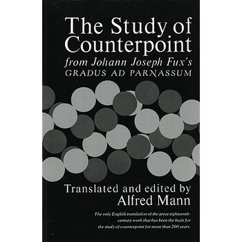 【】The Study of Counterpoint: From Johann