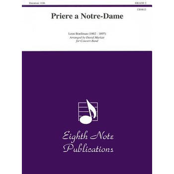 【】Priere a Notre-Dame, Grade 2