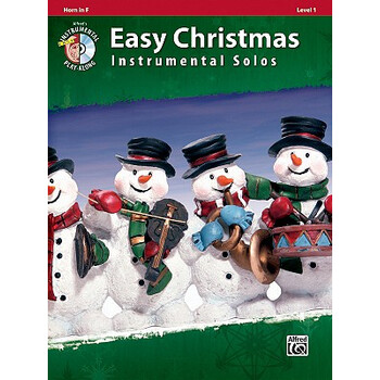 【】Easy Christmas Instrumental Solos, Horn