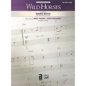 【】Wild Horses, Big Note Pia