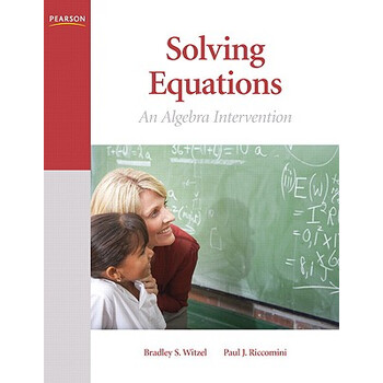 【】Solving Equations: An Algebra