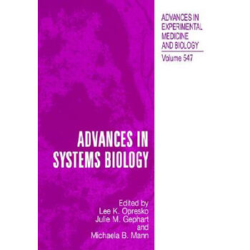 【】Advances in Systems Biology