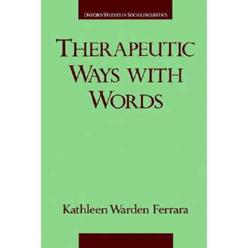 【】Therapeutic Ways with Words