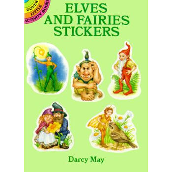 【】Elves and Fairies Stickers: 24