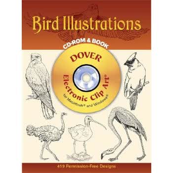 【】Bird Illustrations [With CD-ROM]