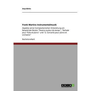 【】Frank Martins Instrumentalmusik