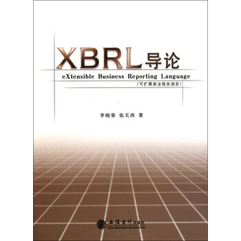 XBRL导论(可扩展商业报告语言)