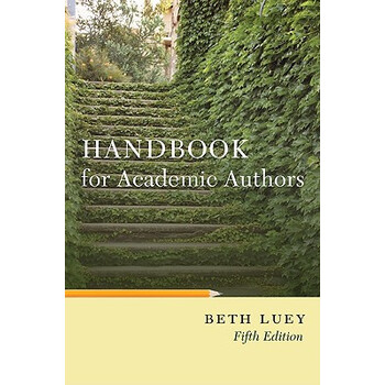 【】Handbook for Academic Authors