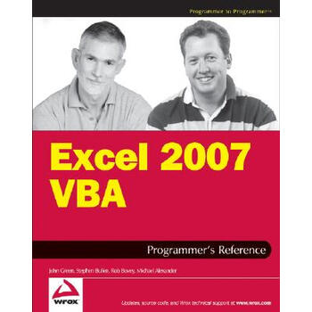【】Excel 2007 Vba Programmer'S