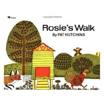 廖彩杏英文绘本 Rosie\x27s Walk 母鸡萝丝去散步 Pat Hutchins成名作