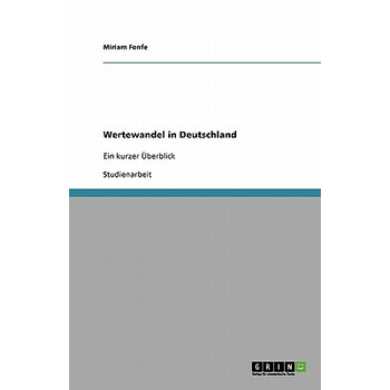 【】Wertewandel in Deutschland