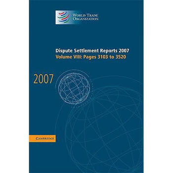 Dispute Settlement Reports 2007: Volume 8, P...