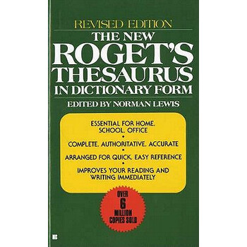【】The New Roget's Thesaurus in Dictionary