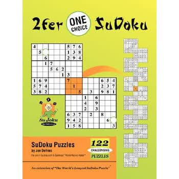 【】2fer 'One Choice' Sudoku