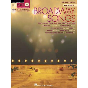 【】Broadway Songs: Pro Vocal Women's
