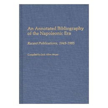 【】An Annotated Bibliography of th
