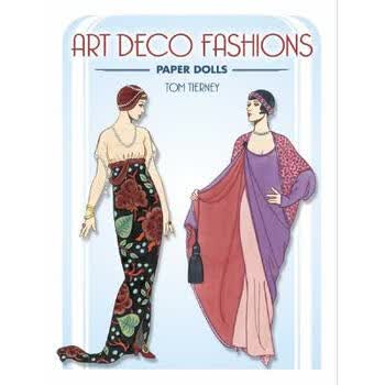【】Art Deco Fashions Paper Dolls