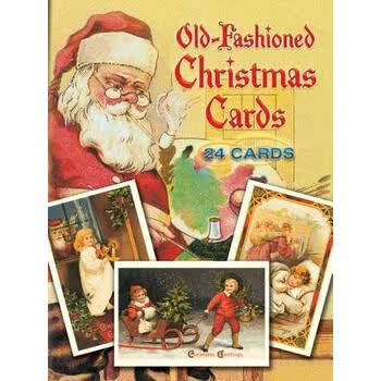 【】Old-Fashioned Christmas Cards: 24