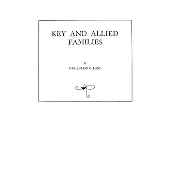 【】Key and Allied Families