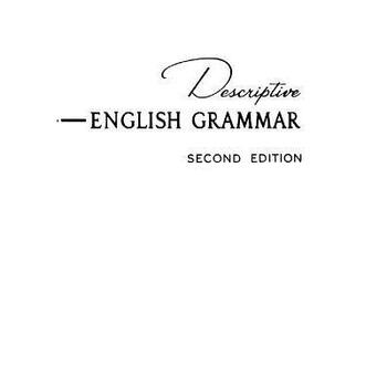 Descriptive English Grammar