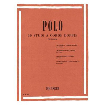 【】30 Double Chord Studies: Violin