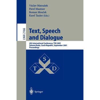 【】Text, Speech and Dialogue: 4th