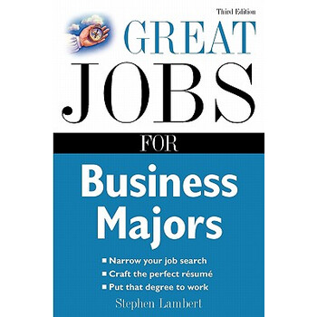 【】Great Jobs for Business Majors