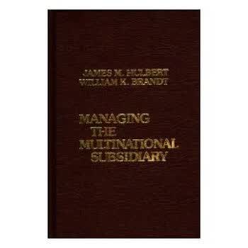 【】Managing the Multinational