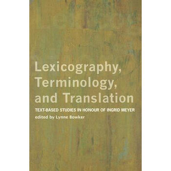 【】Lexicography, Terminology, and
