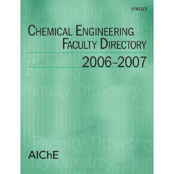 Chemical Engineering Faculty Directory: 2006...