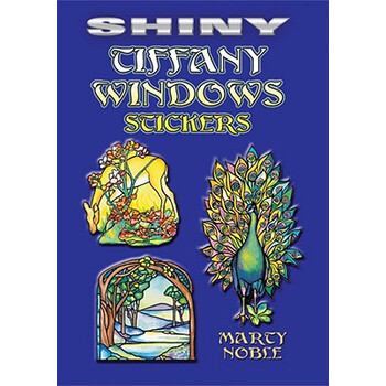 【】Shiny Tiffany Windows Stickers