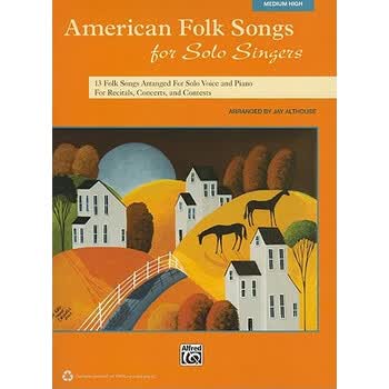 【】American Folk Songs for Solo Singers: 13
