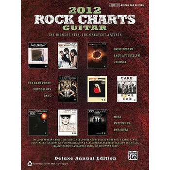 【】Rock Charts Guitar 2012 - Deluxe Annual