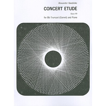 【】Concert Etude Opus 49 for B-Flat Trumpet
