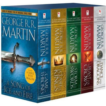 权利的游戏 冰与火之歌5册合辑 Game of Thrones 5-Book Boxed Set (Song of Ice and Fire Series) 进口原版 热门影视小说 