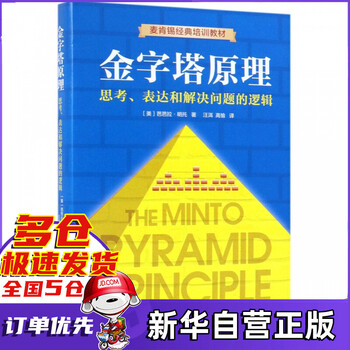 金字塔原理(思考表达和解决问题的逻辑麦肯锡经典培训教材)(精)