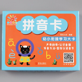 汉语拼音卡片 小学生一年级教具全套3-4-5-6岁 幼儿园大班学前班儿童学习字母带四声调拼读训练 声母韵母整认读音节 教师用幼小衔接大卡有声版