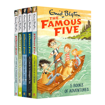 疯狂侦探团1-5册 英文原版 The Famous Five 5-Book Collection