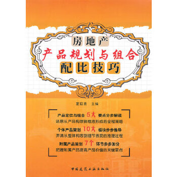 房地产产品规划与组合配比技巧【正版图书】