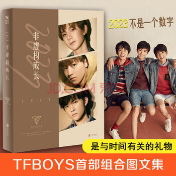 2023非虚构成长 TFBOYS 易烊千玺应援 王源 王俊凯 随书送5张精美书签